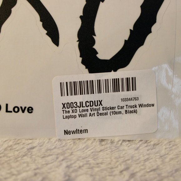 Party Supplies | The Xo Love Vinyl Sticker Car Truck Window Laptop Wall ...